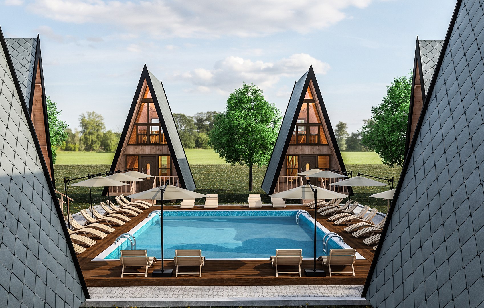 Wood Boutique Hotel 3D Model - TurboSquid 1551279