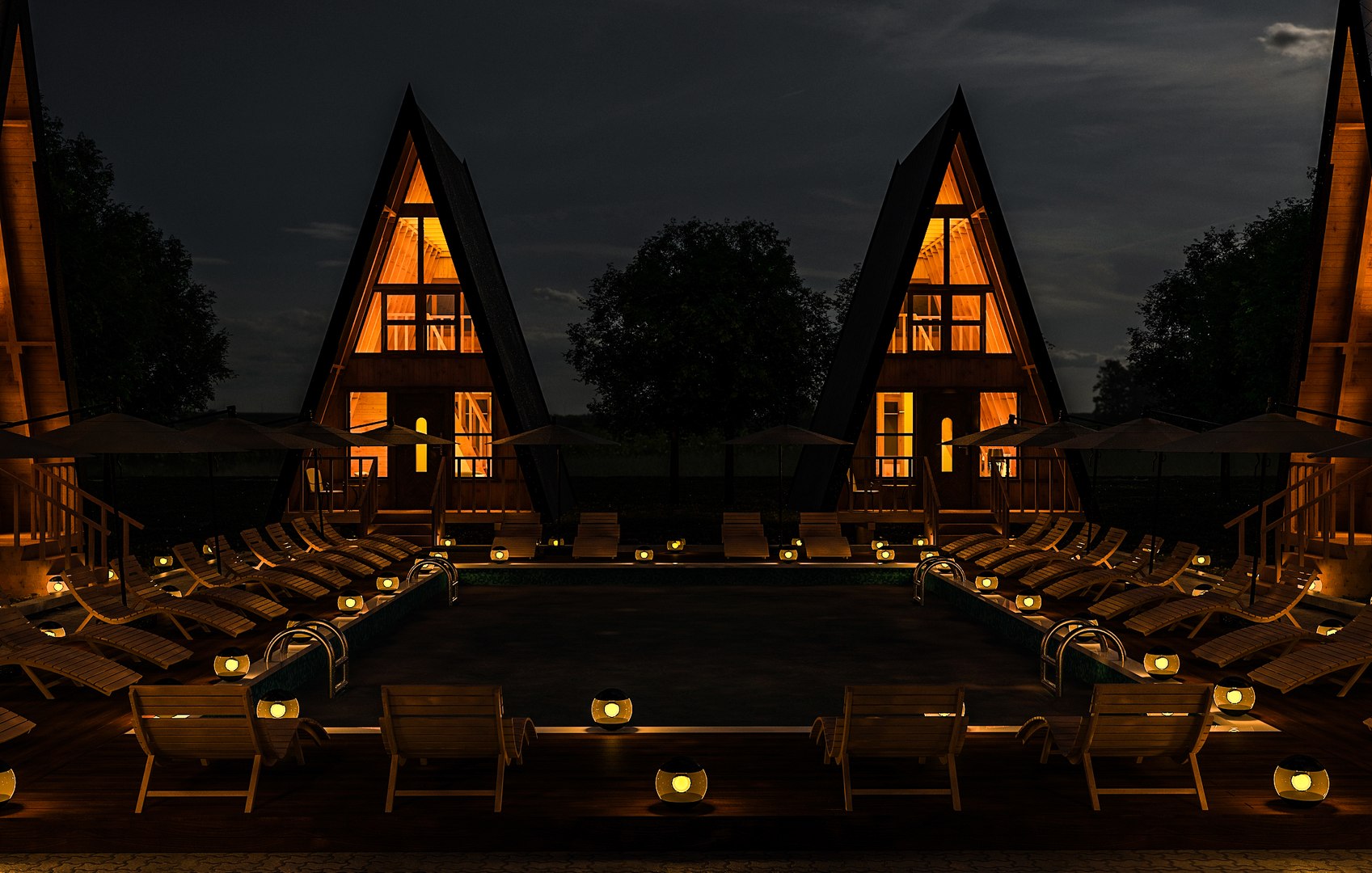 Wood Boutique Hotel 3D Model - TurboSquid 1551279