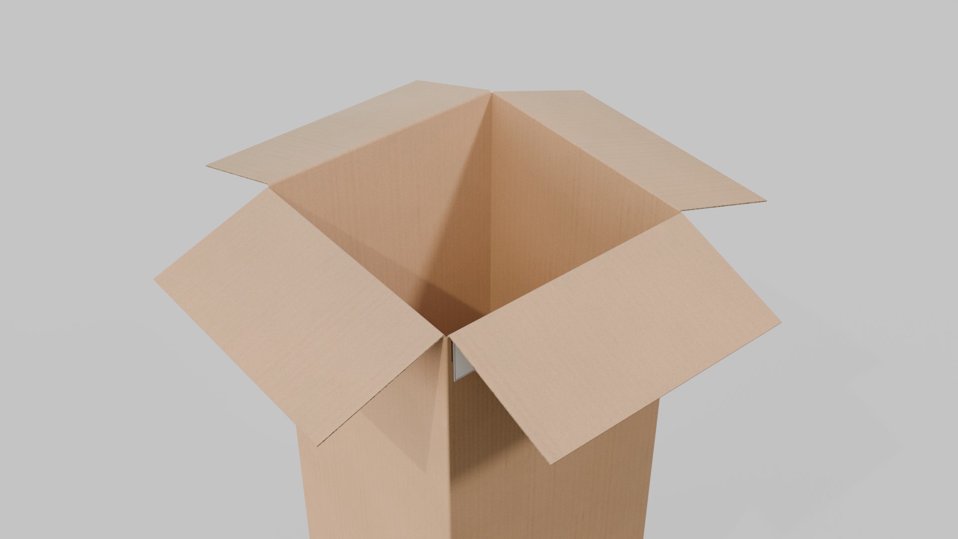 Cardboard Cube Tall Box - Rigged And Fully Customizable 3D - TurboSquid ...