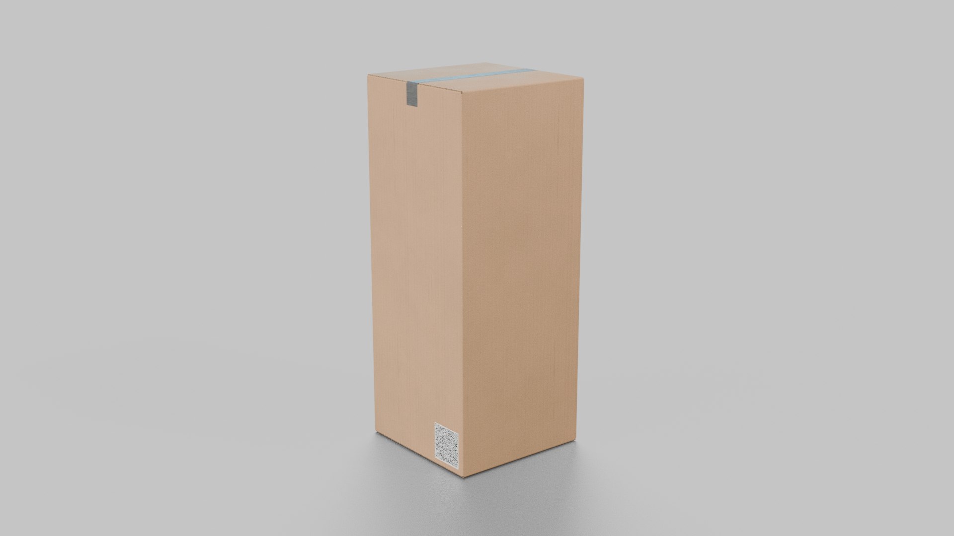 Cardboard Cube Tall Box - Rigged And Fully Customizable 3D - TurboSquid ...