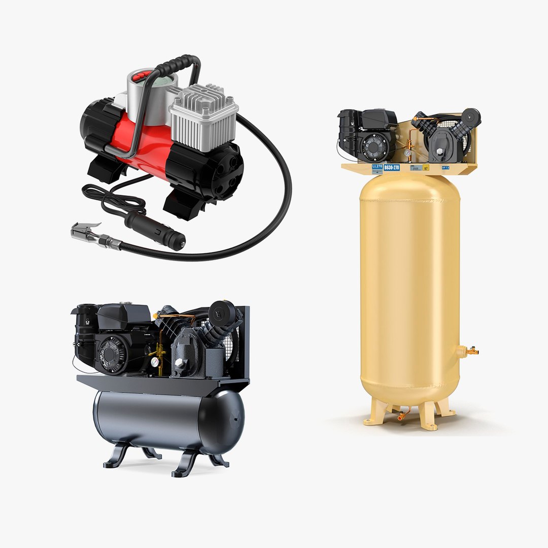 3D Electric Air Compressors Collection - TurboSquid 2168202