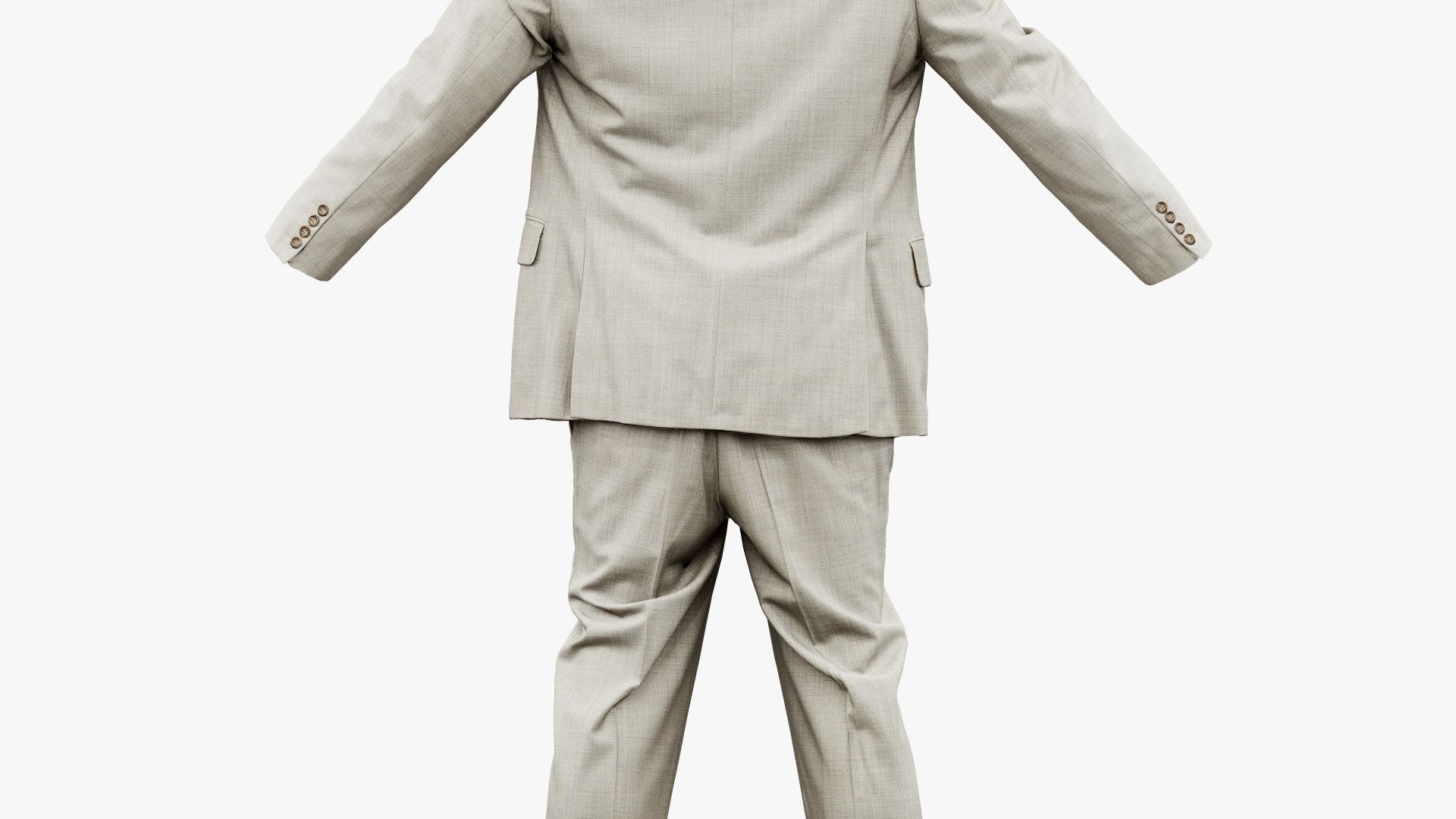 Suit B Full Undone 3D Model - TurboSquid 1851652