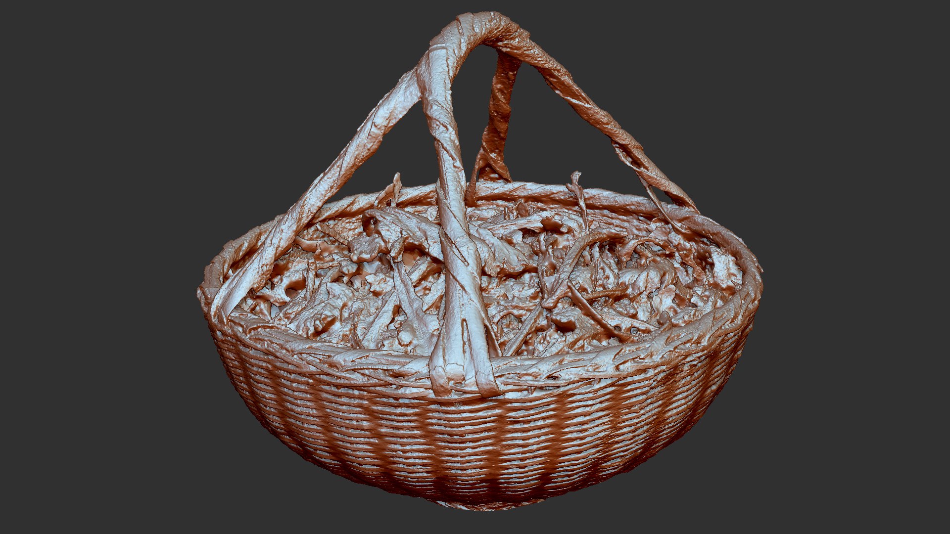 A basket of vegetables 3d scan 3D model - TurboSquid 1995351