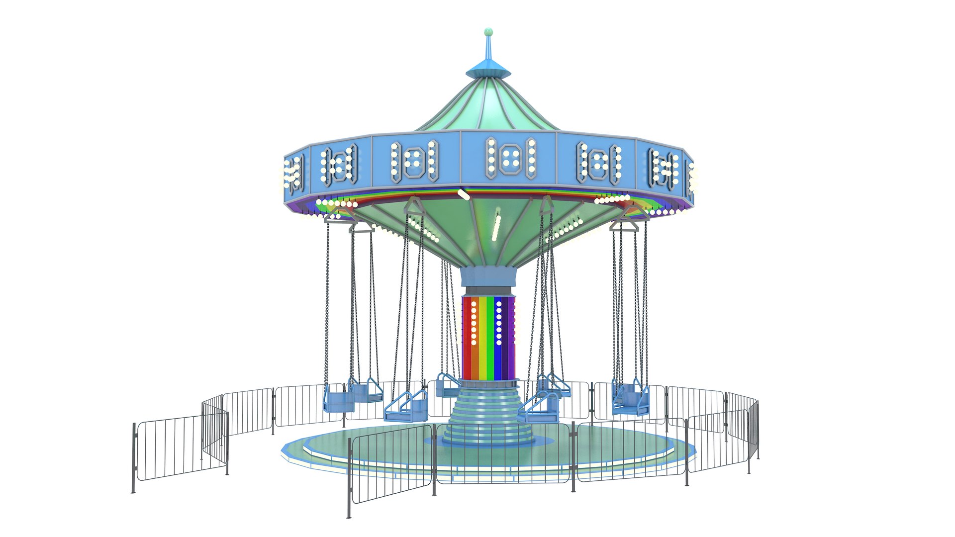 Swing Ride 3D model - TurboSquid 1809221
