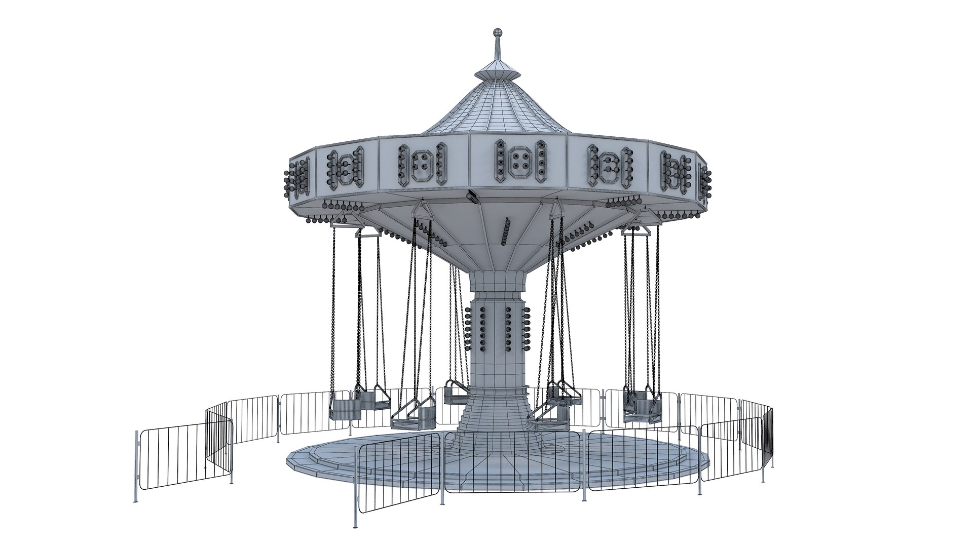Swing Ride 3D model - TurboSquid 1809221
