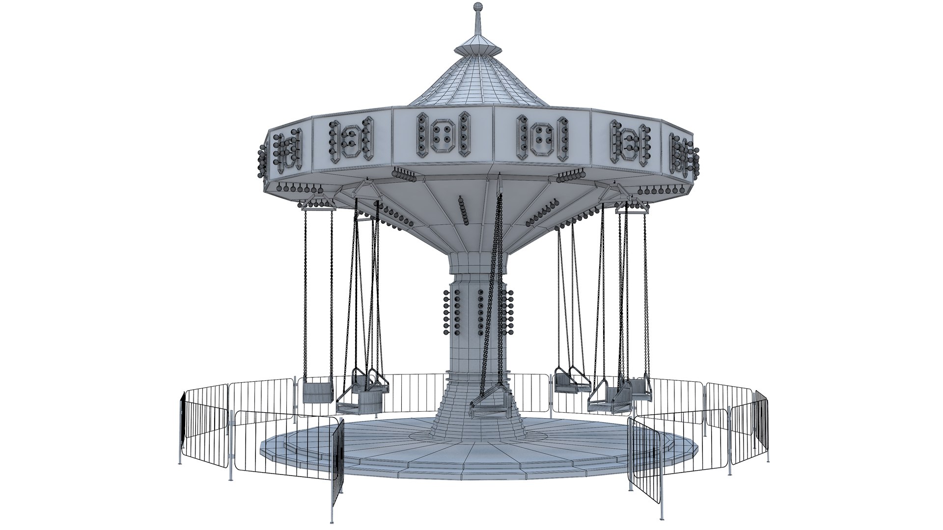 Swing Ride 3D model - TurboSquid 1809221