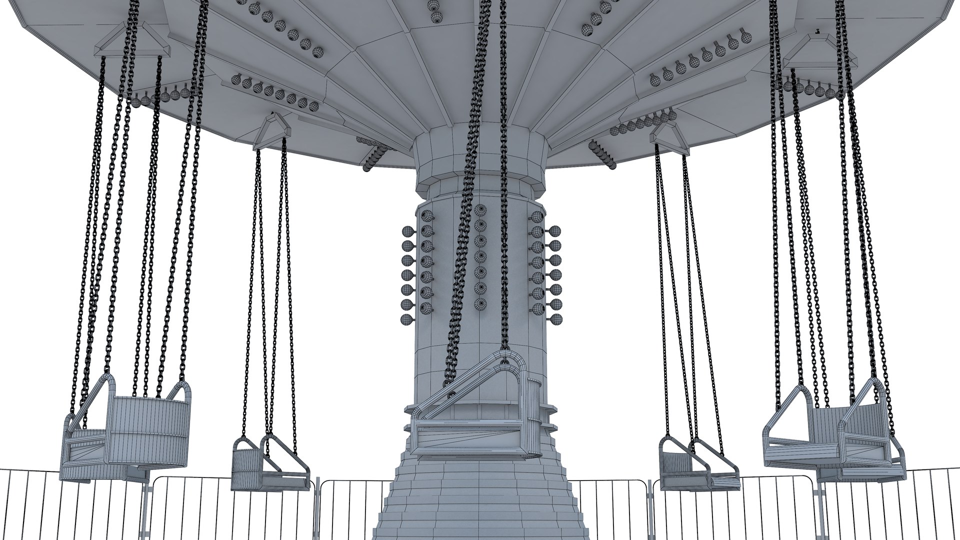 Swing Ride 3D model - TurboSquid 1809221