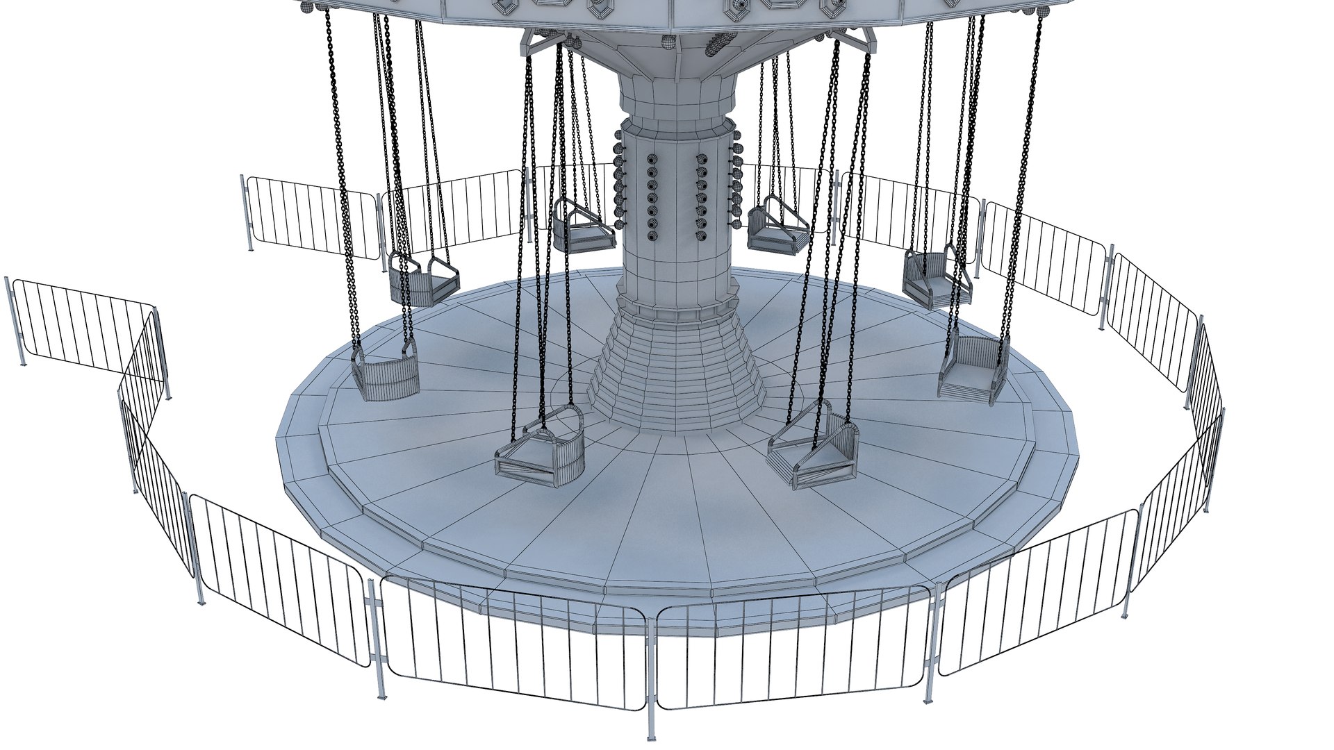 Swing Ride 3D model - TurboSquid 1809221