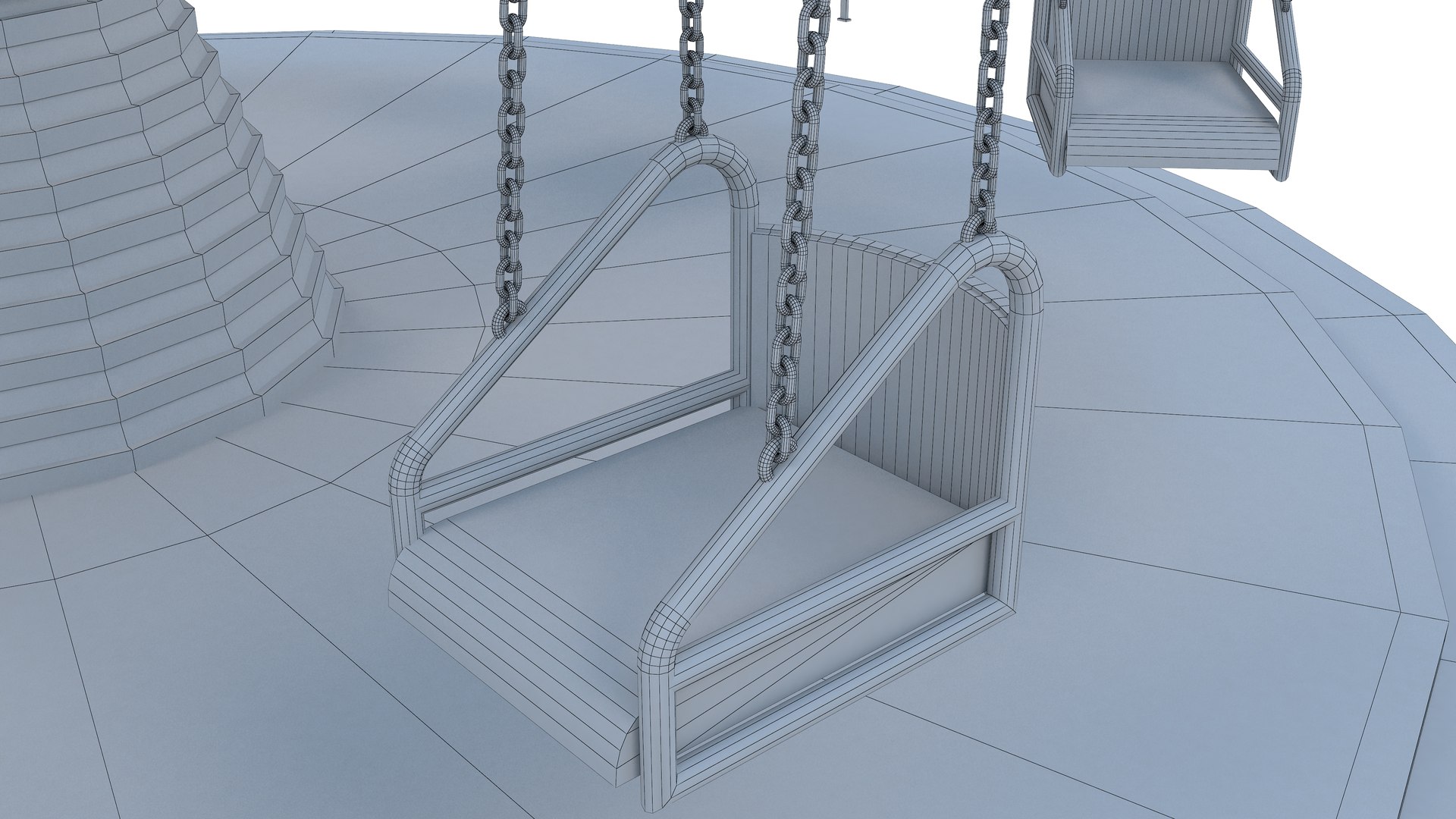 Swing Ride 3D model - TurboSquid 1809221