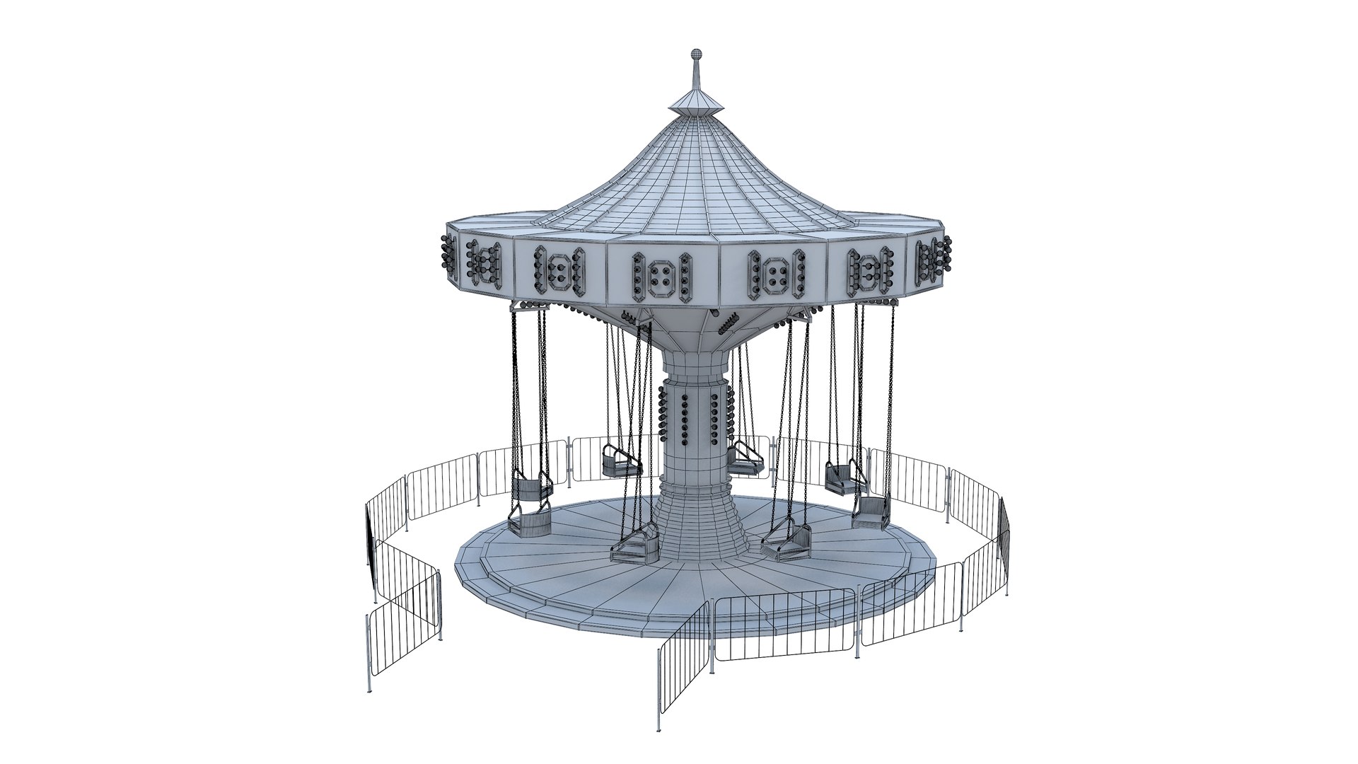 Swing Ride 3D model - TurboSquid 1809221