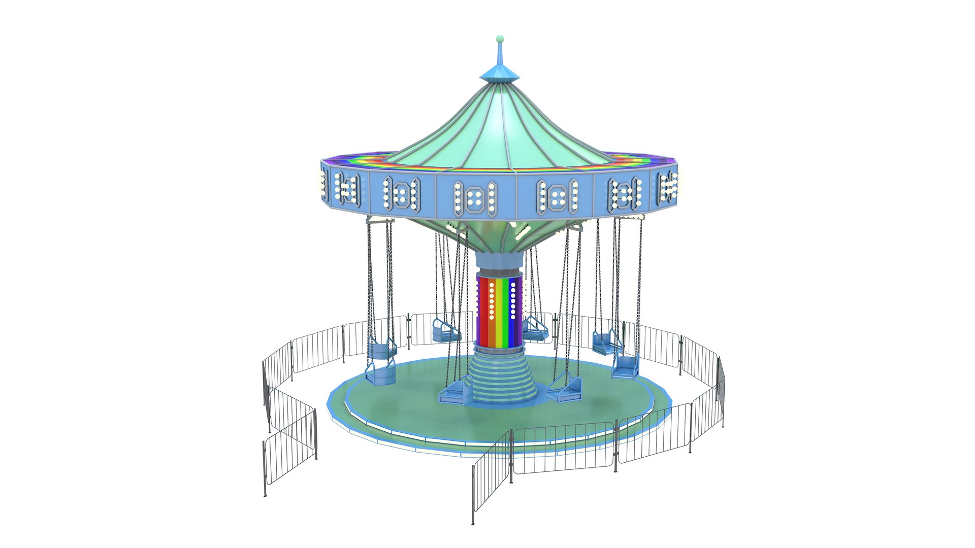 Swing Ride 3D model - TurboSquid 1809221