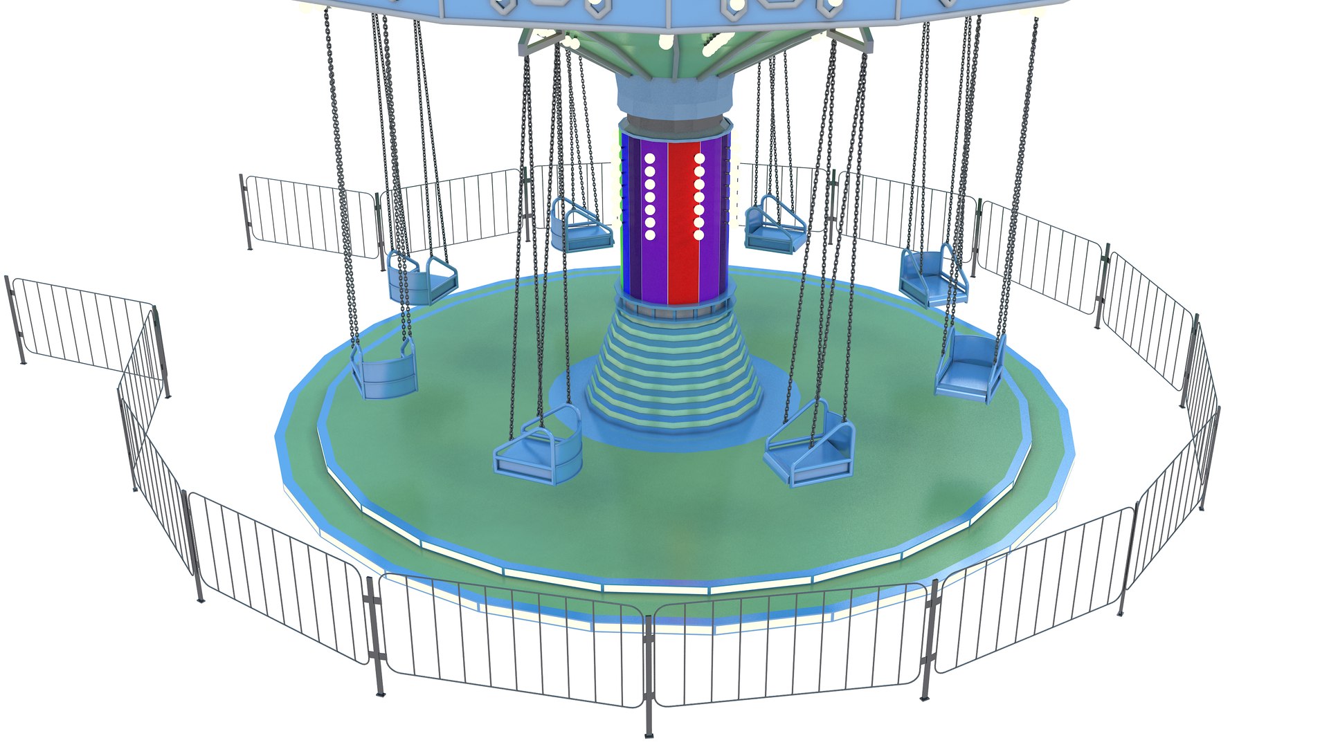 Swing Ride 3D model - TurboSquid 1809221