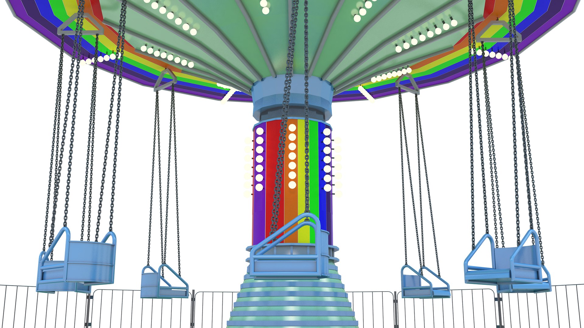 Swing Ride 3D model - TurboSquid 1809221