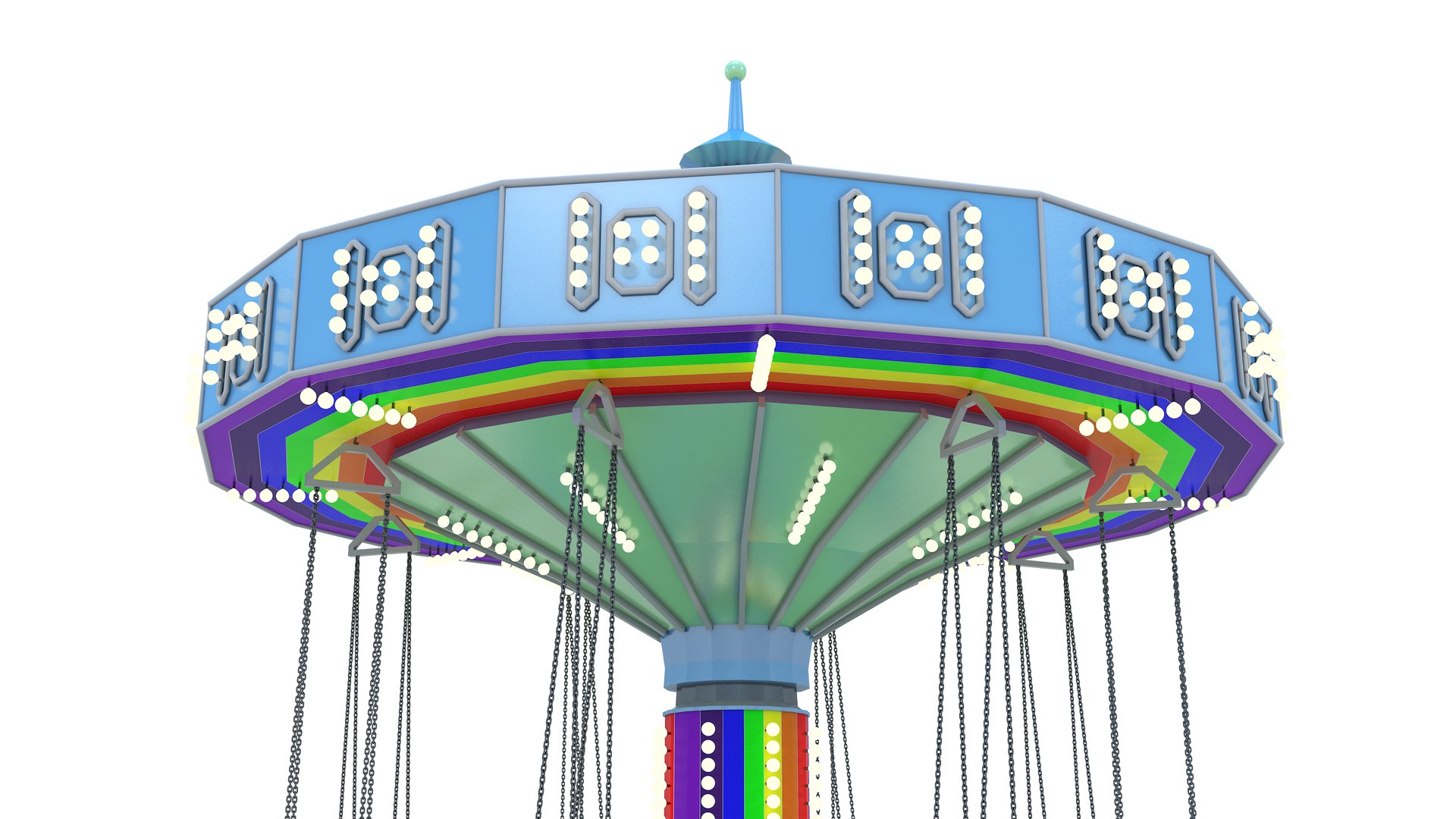 Swing Ride 3D model - TurboSquid 1809221