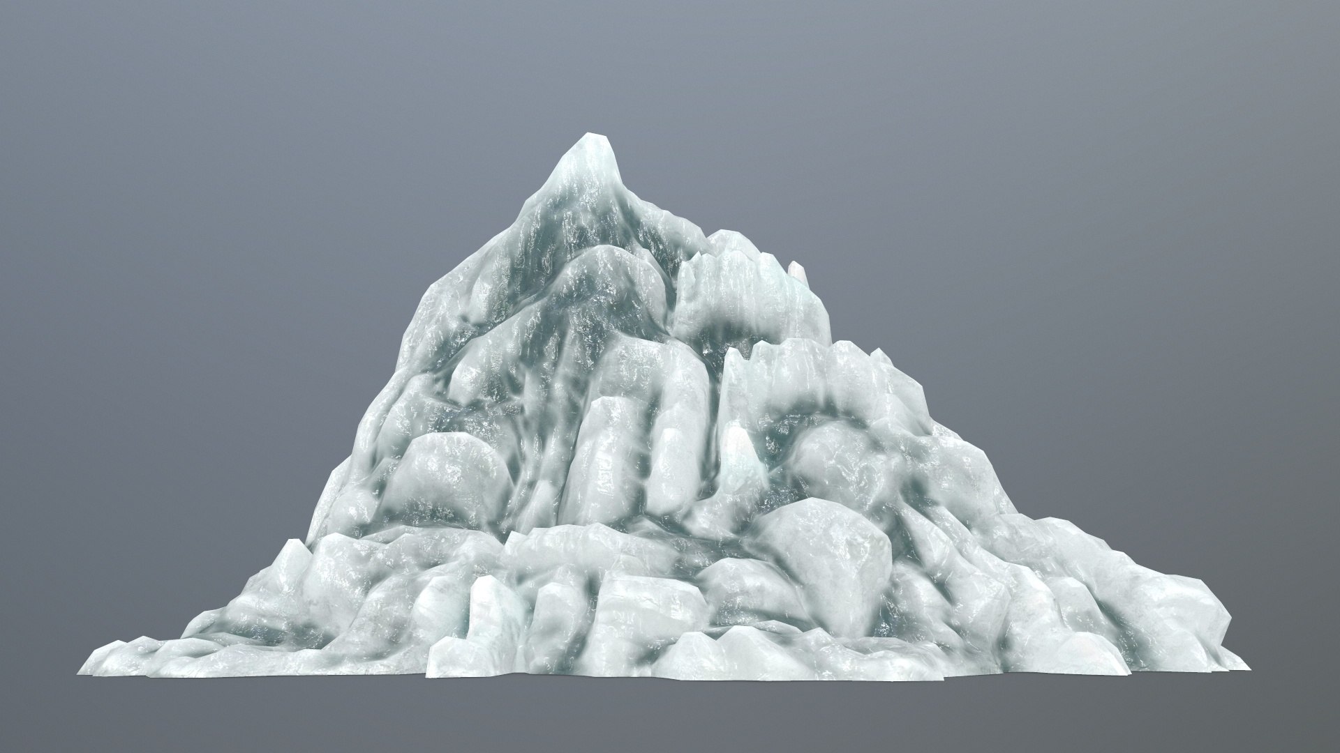 Ice Mount Mountain 3D Model - TurboSquid 1398909