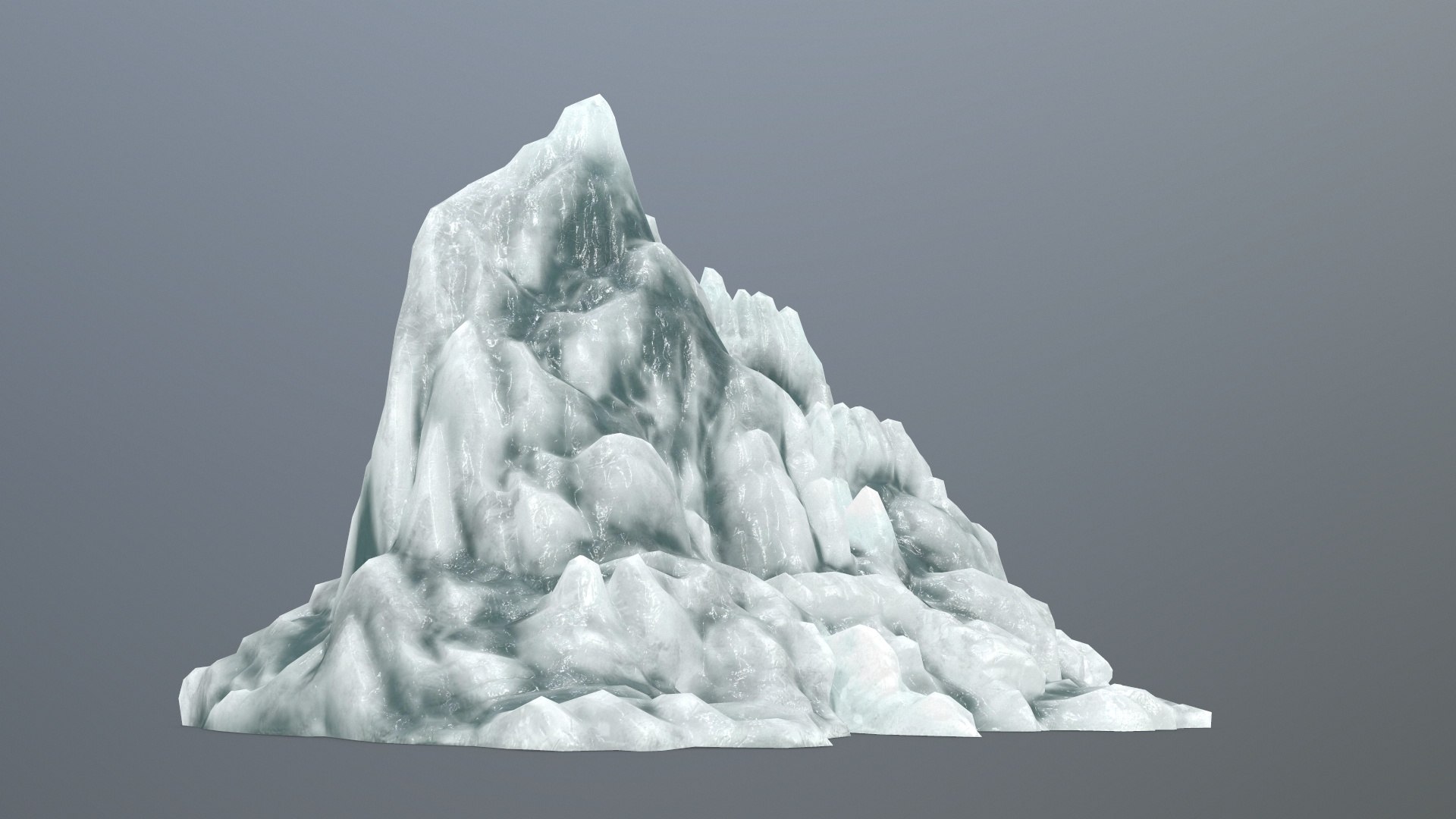 Ice Mount Mountain 3D Model - TurboSquid 1398909
