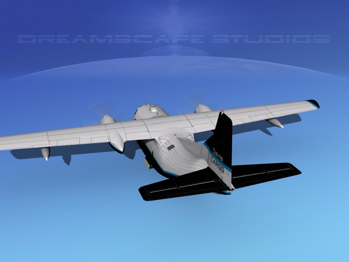 3D aircraft military cargo fairchild model - TurboSquid 1202523