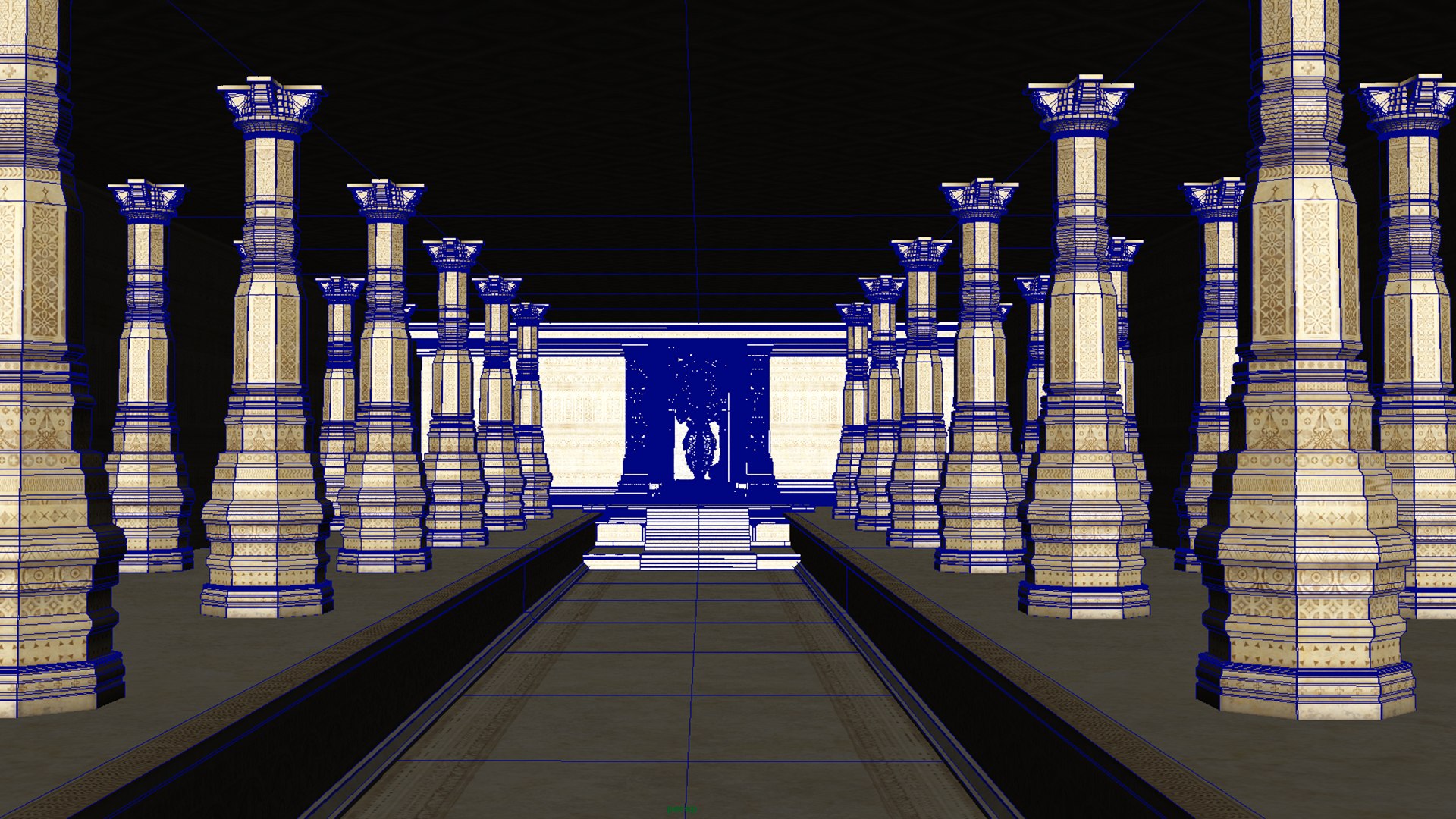 Hanuman temple interior 3d model model - TurboSquid 1922624
