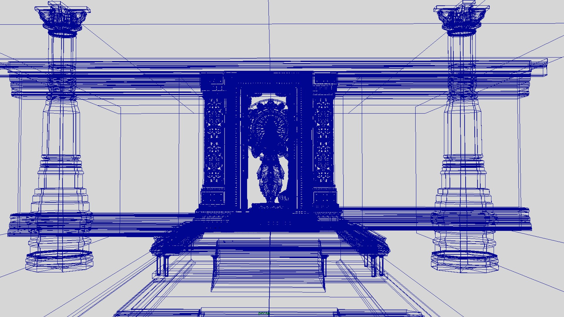 Hanuman temple interior 3d model model - TurboSquid 1922624
