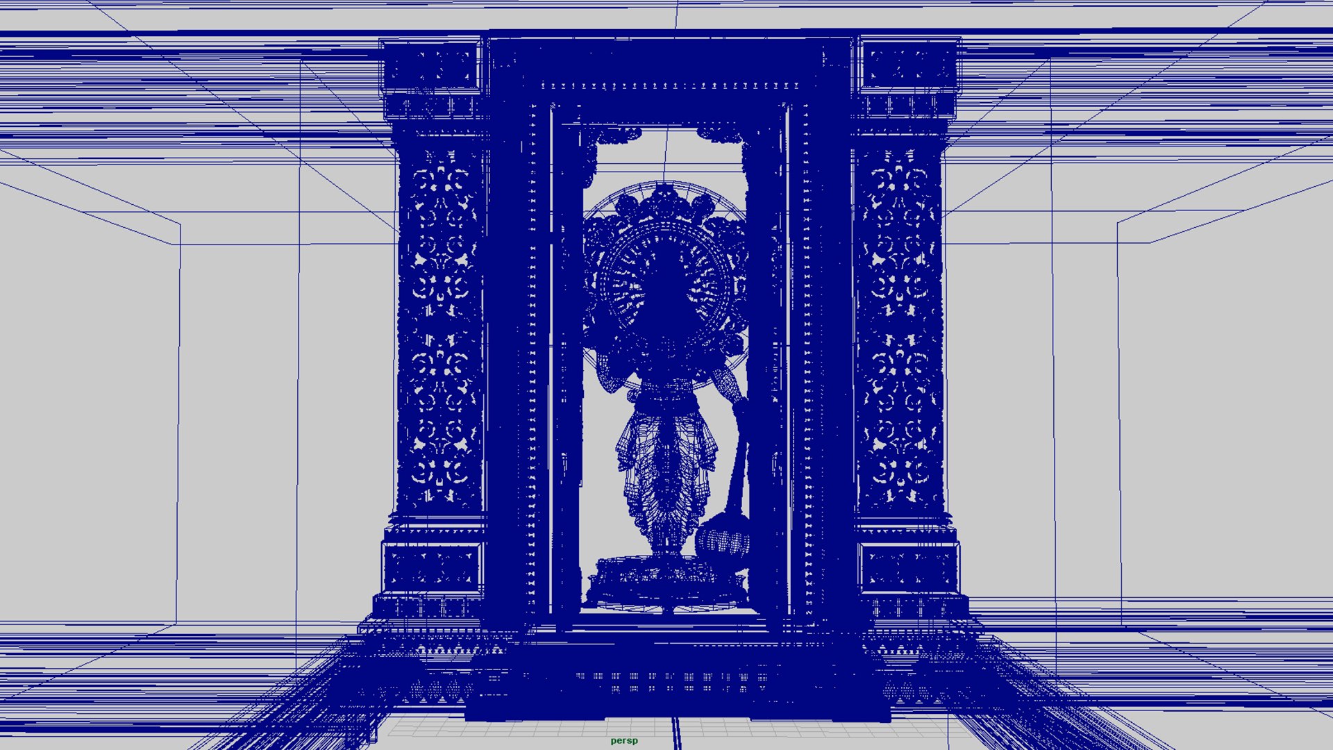 Hanuman temple interior 3d model model - TurboSquid 1922624