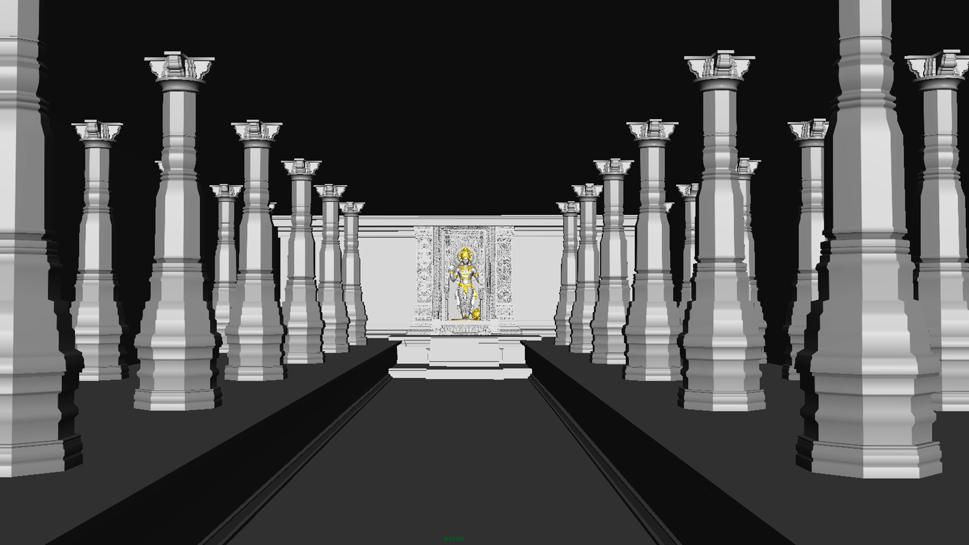 Hanuman temple interior 3d model model - TurboSquid 1922624