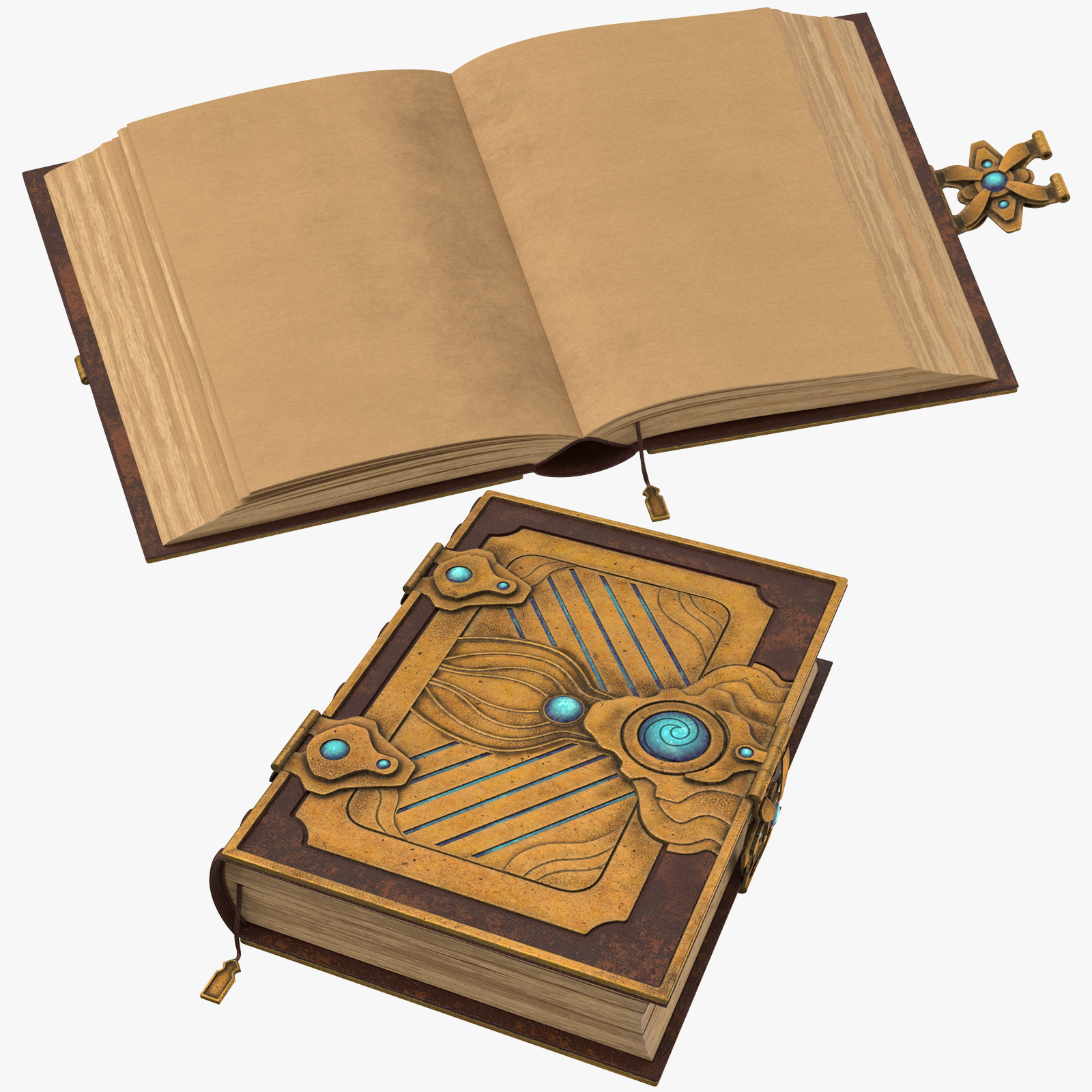 01 spell book 3D model - TurboSquid 1312362
