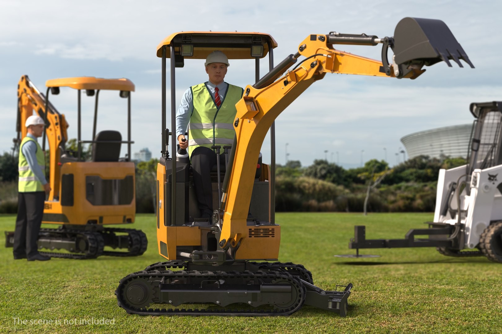 Excavator boom arm rigged 3D - TurboSquid 1391968