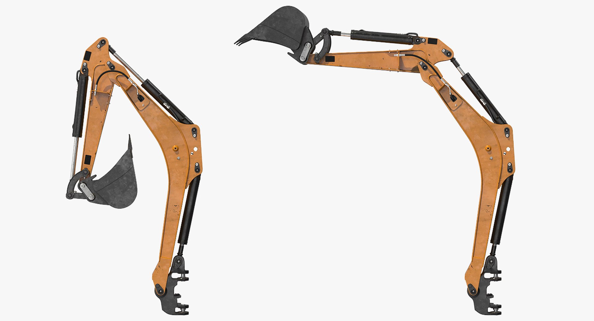 Excavator boom arm rigged 3D - TurboSquid 1391968