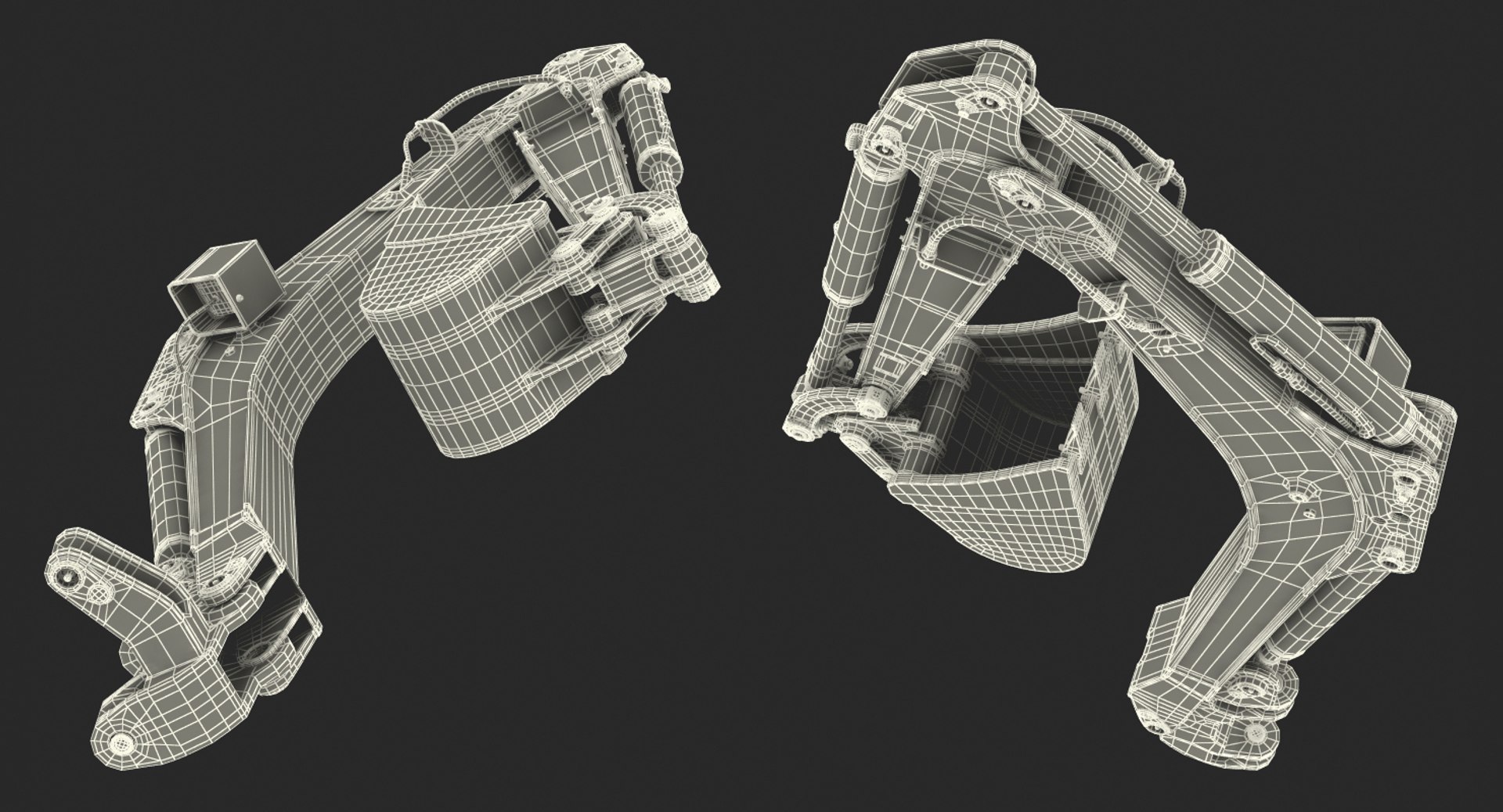 Excavator boom arm rigged 3D - TurboSquid 1391968