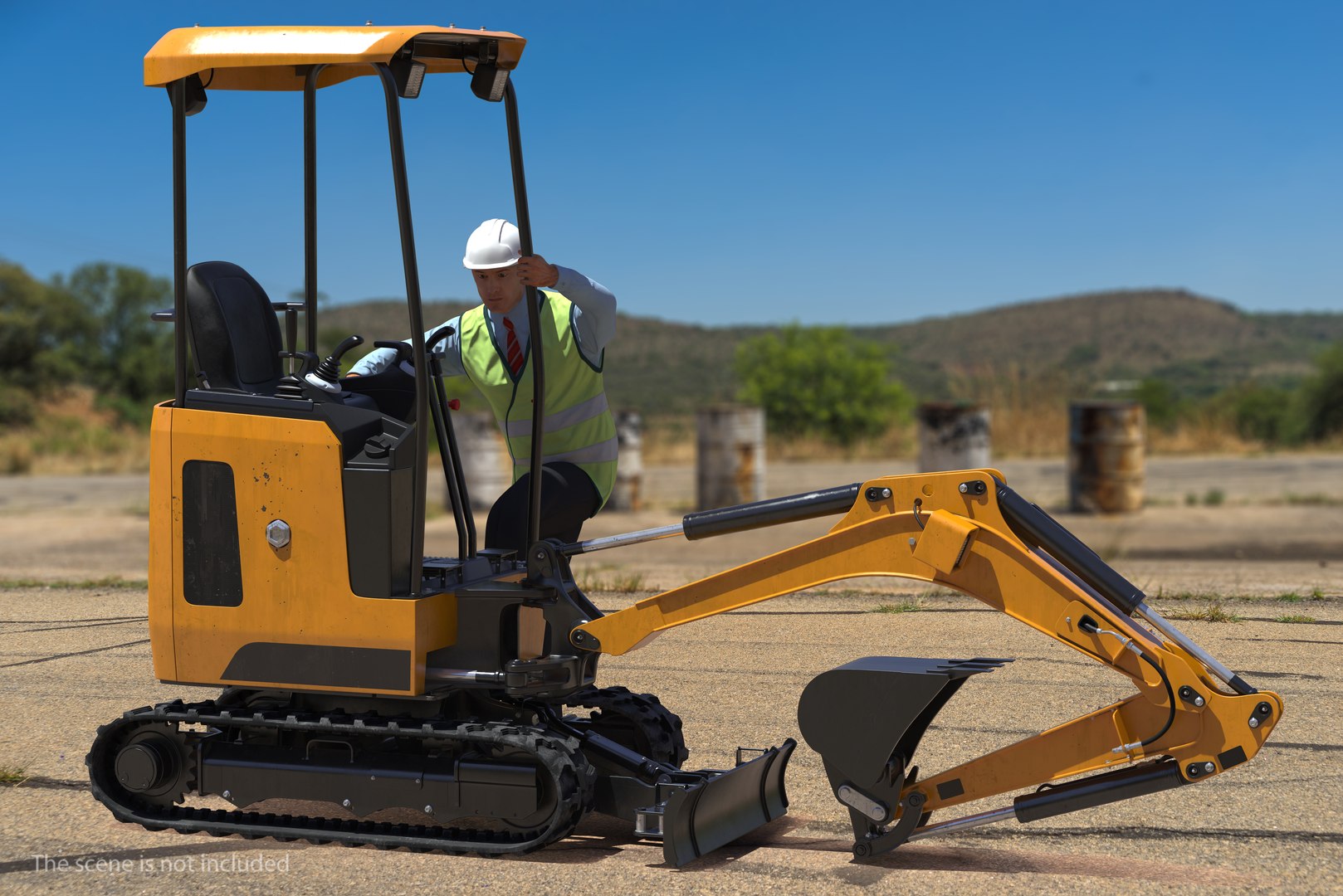 Excavator boom arm rigged 3D - TurboSquid 1391968