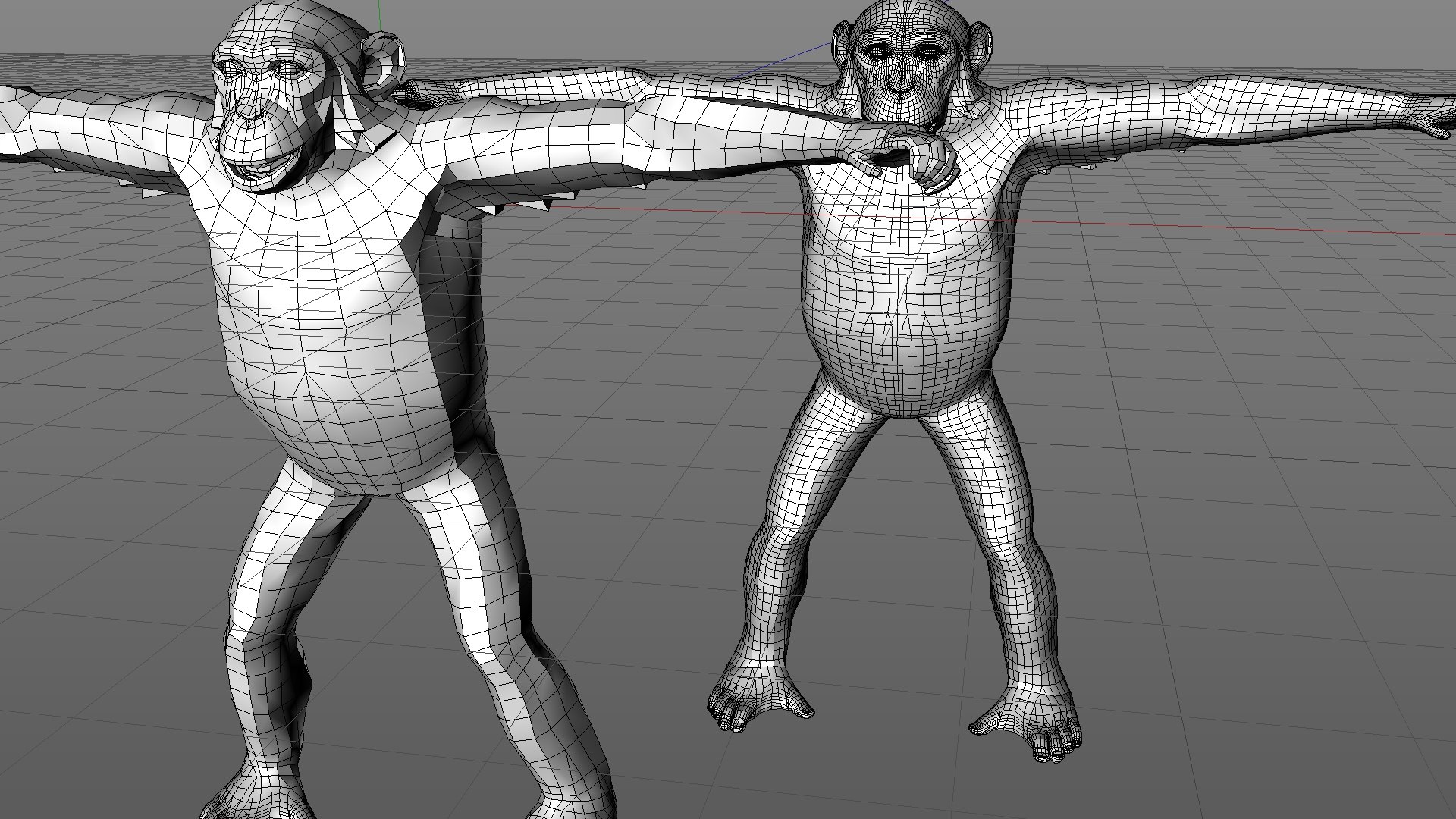 Chimpanzee model - TurboSquid 1687764