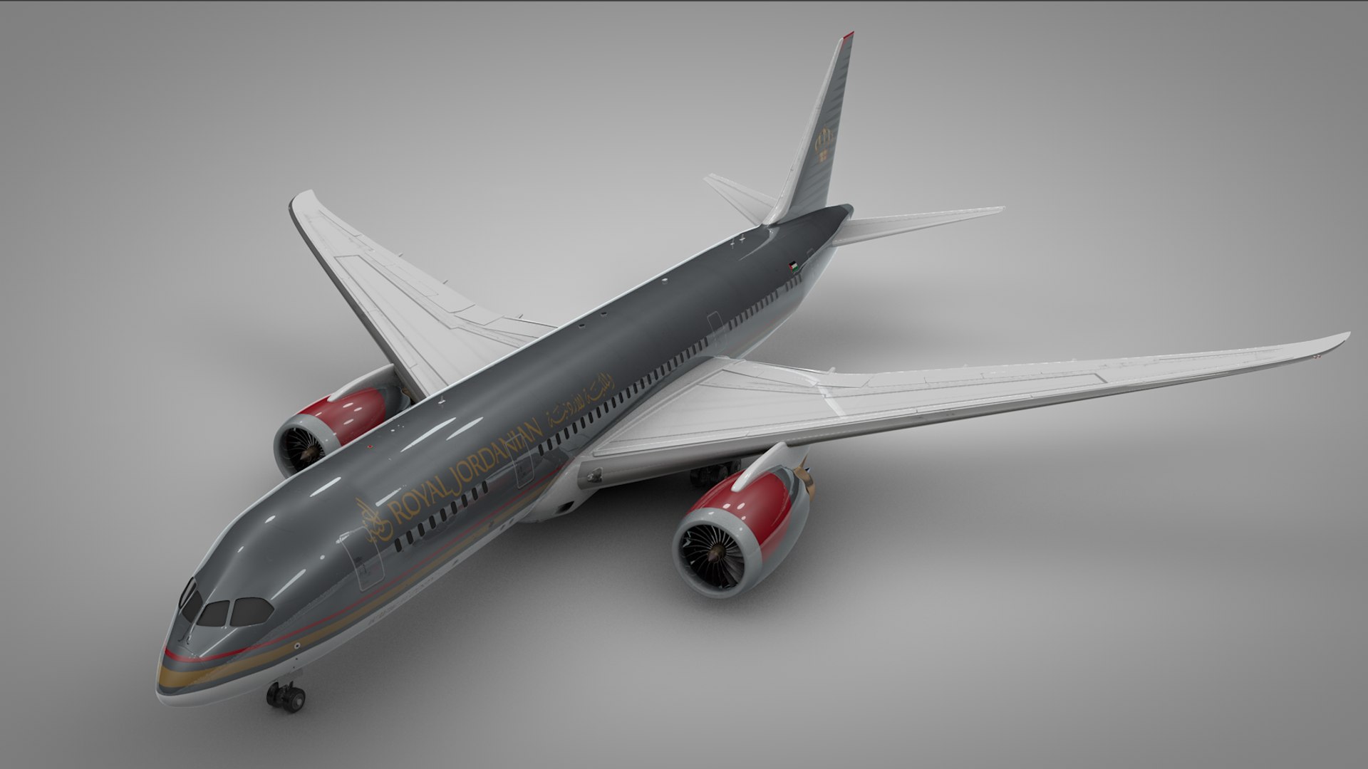3D Boeing 787 Dreamliner Royal Model - TurboSquid 1610469