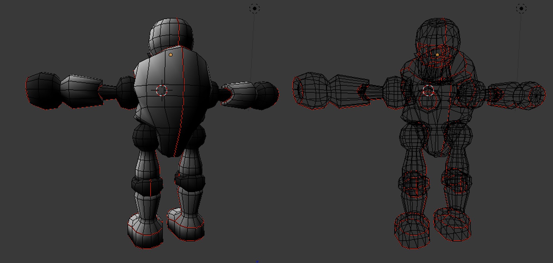 3d 3ds cartoon robot