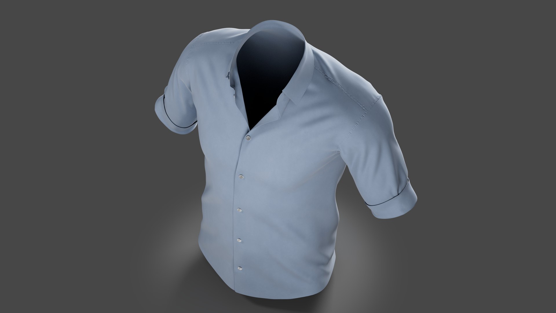 3D Mens Shirt - TurboSquid 2088342