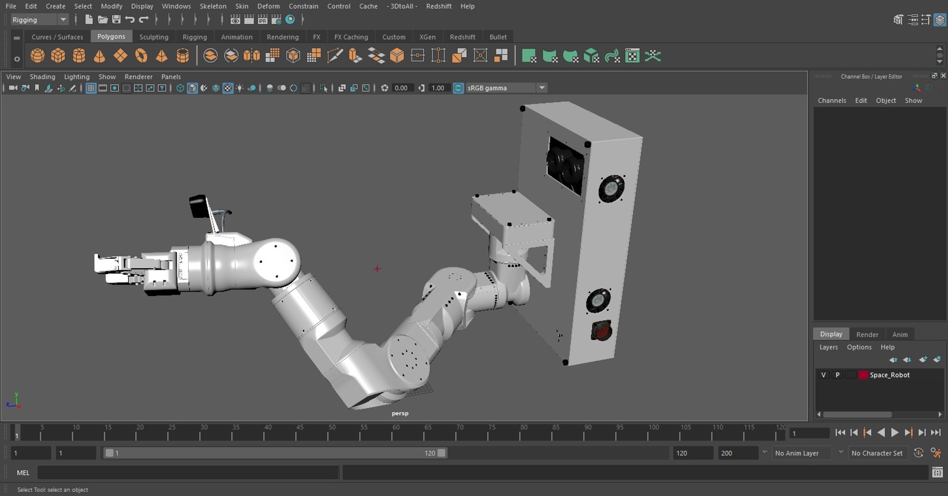 Space Robot 3D model - TurboSquid 1947457