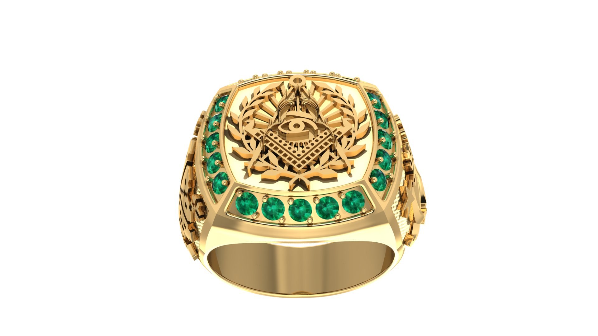 3D RING MASONIC model - TurboSquid 1842171