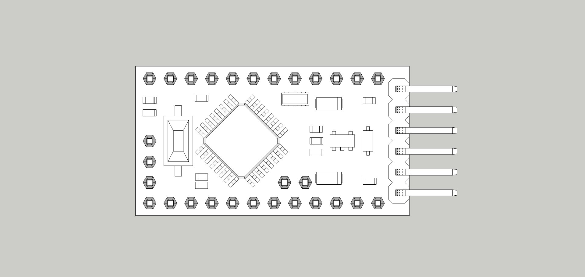 Pro Mini Board 3D - TurboSquid 1366194