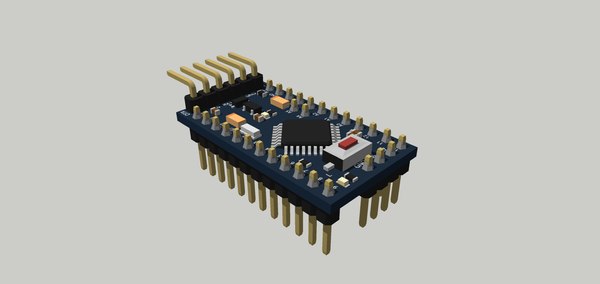Pro mini board 3D - TurboSquid 1366194