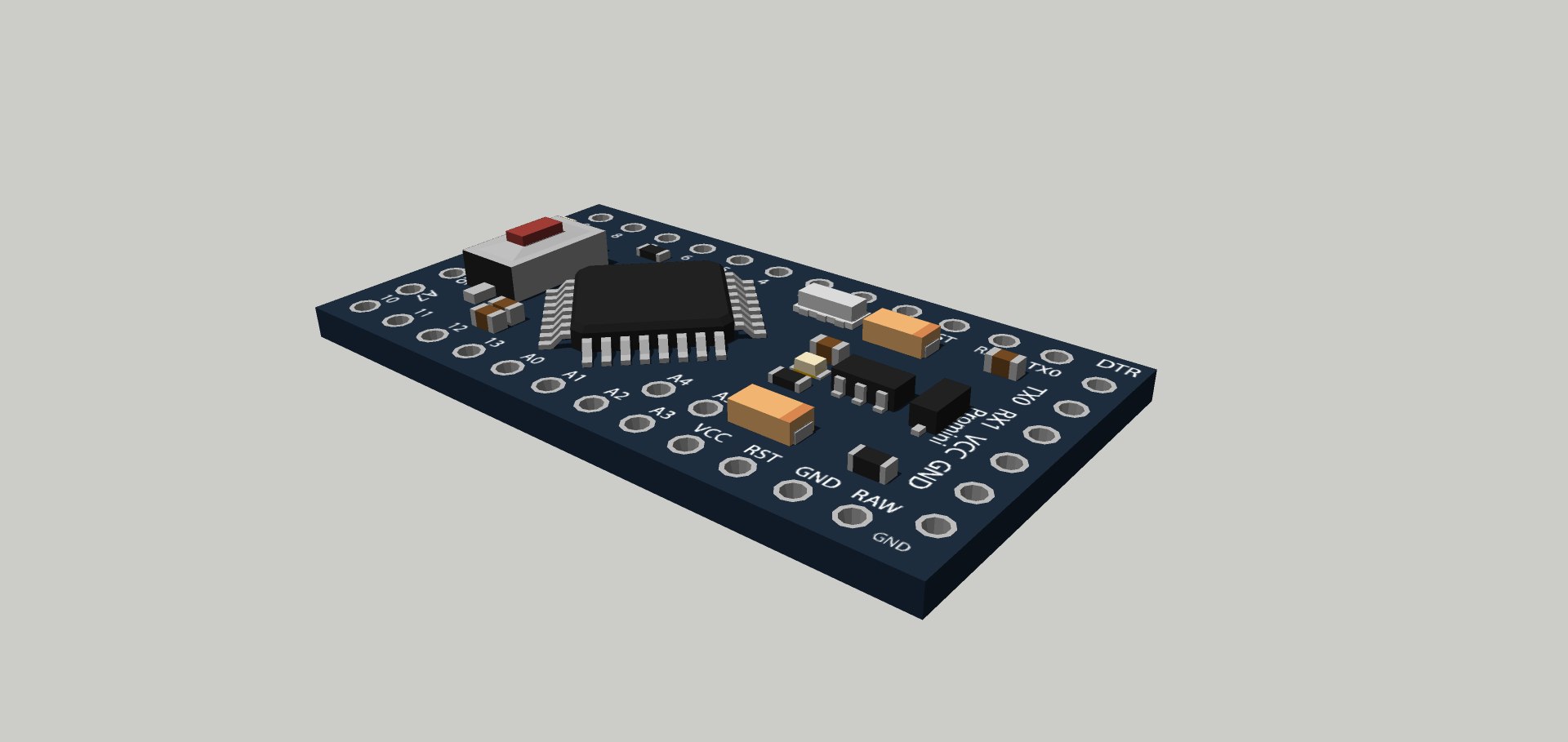 Pro Mini Board 3D - TurboSquid 1366194