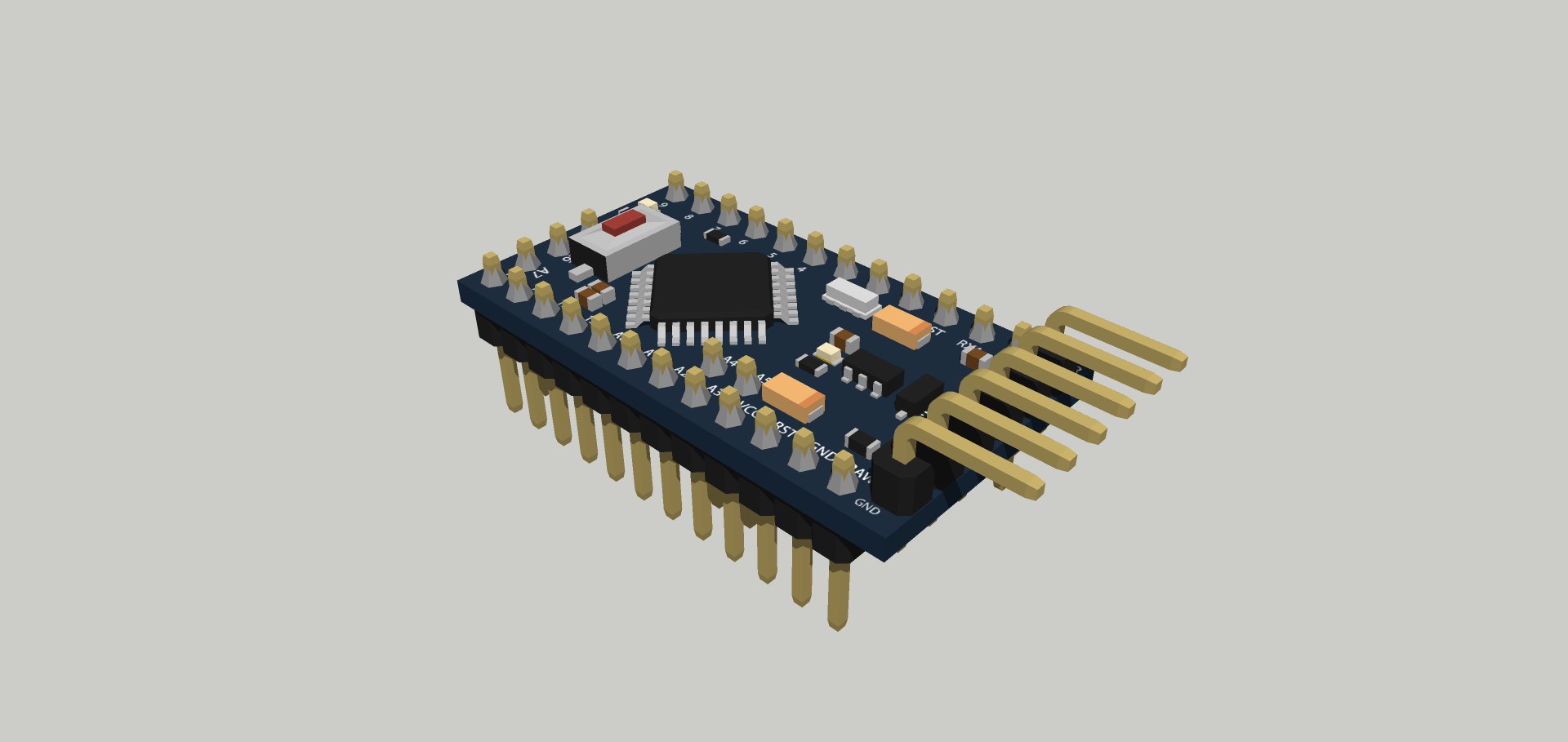 Pro Mini Board 3D - TurboSquid 1366194