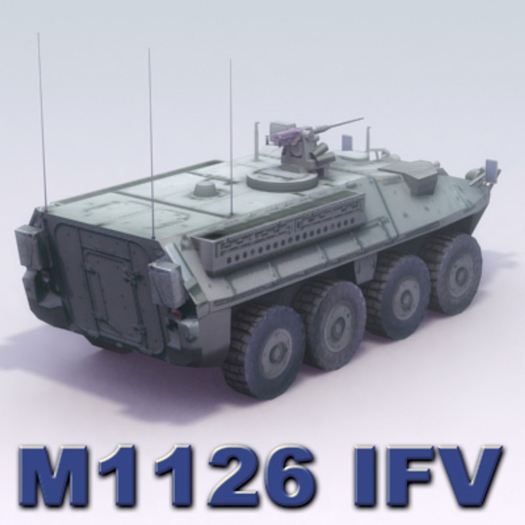 3d Model M1126 Stryker