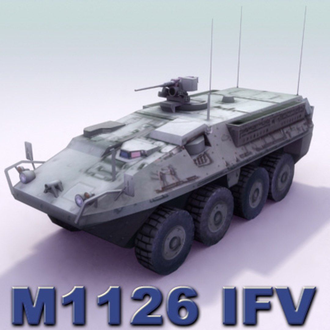 3d model m1126 stryker
