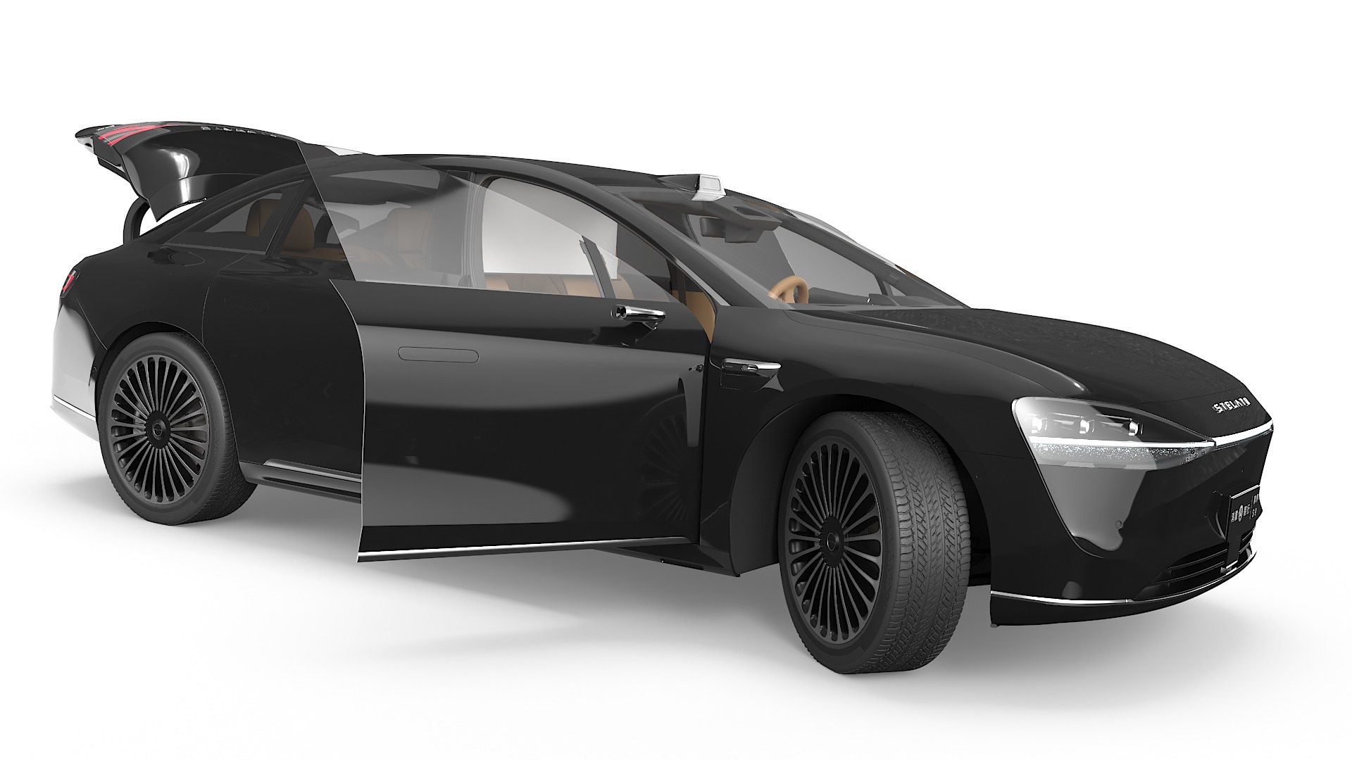 Huawei Stelato S9 2025 Black Rigged For Maya 3D Model - TurboSquid 2406483