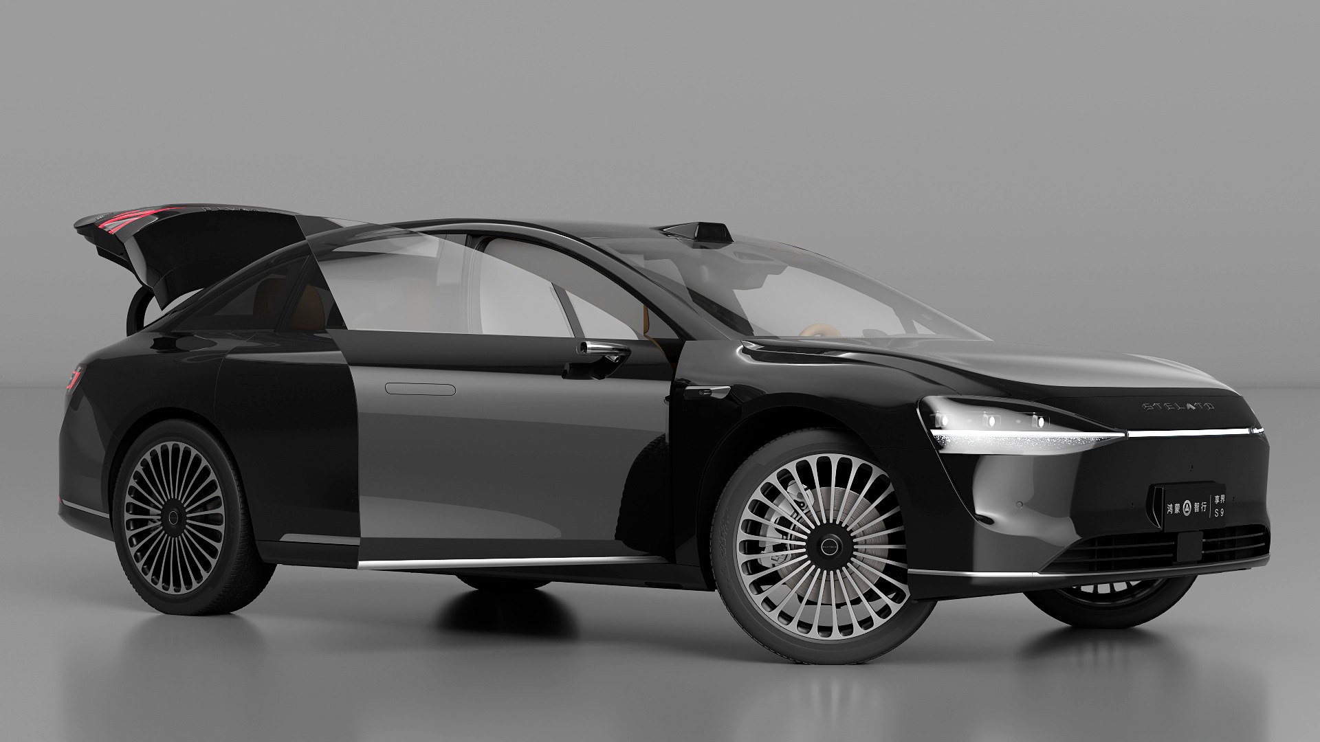 Huawei Stelato S9 2025 Black Rigged For Maya 3D Model - TurboSquid 2406483