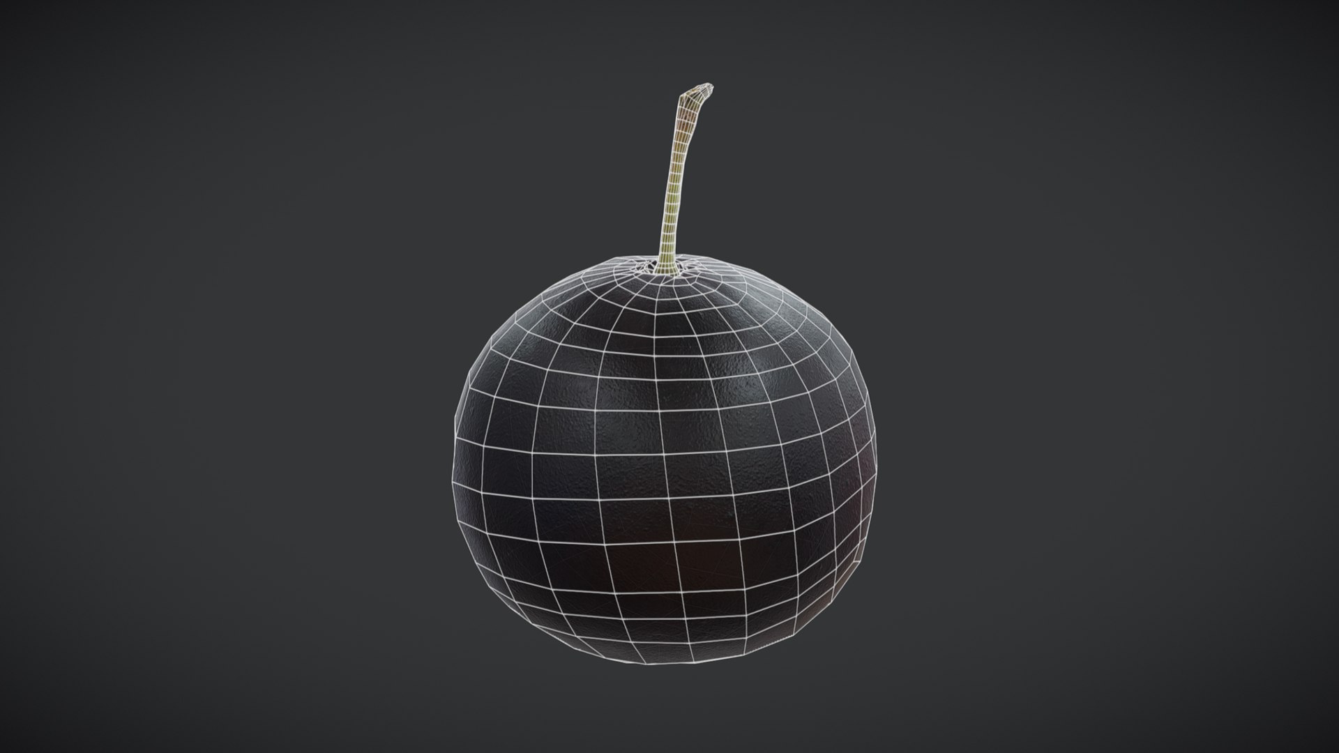3D Fruit Jabuticaba Low Poly - TurboSquid 2371503