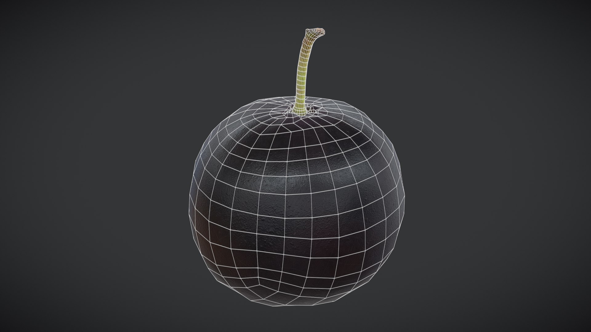 3D Fruit Jabuticaba Low Poly - TurboSquid 2371503