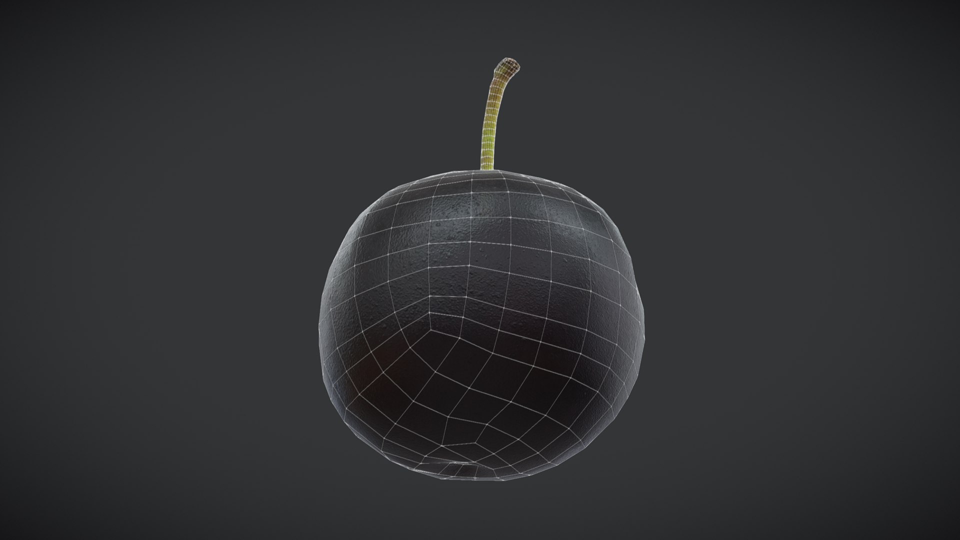 3D Fruit Jabuticaba Low Poly - TurboSquid 2371503