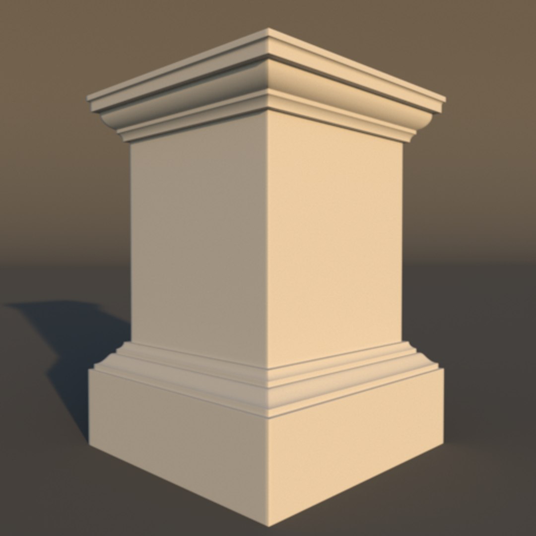 Doric Architectural 3d Model