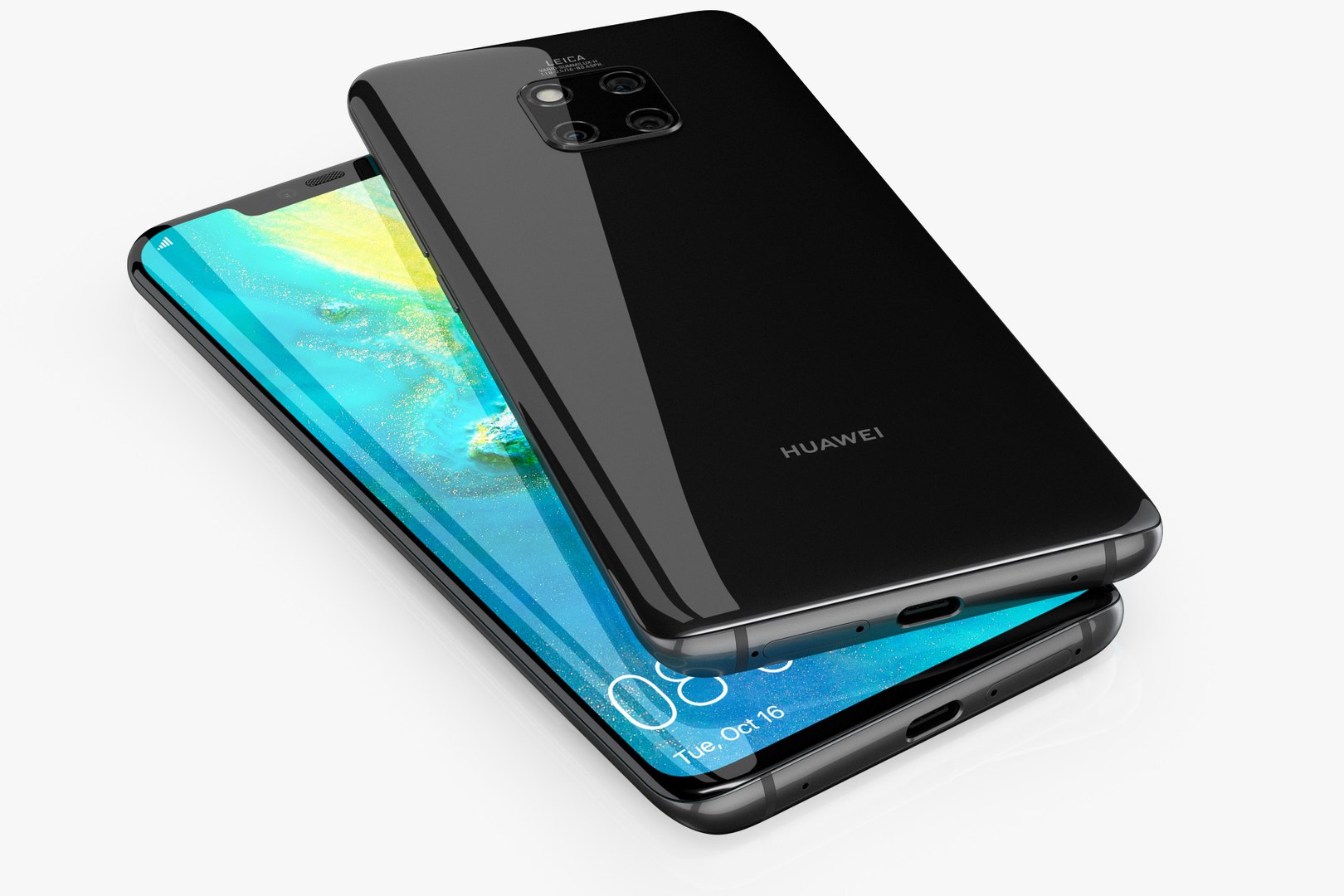 Huawei Mate 20 Pro 3D Model - TurboSquid 1340983