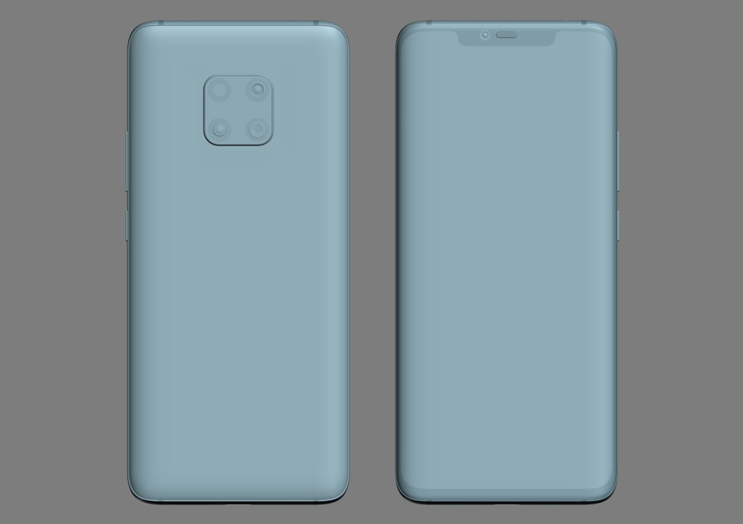 Huawei Mate 20 Pro 3D Model - TurboSquid 1340983